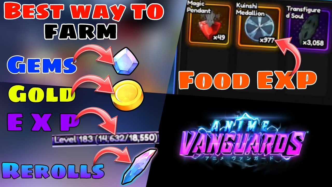 Best Way To Farm Gems, Trait Reroll, Gold, Player EXP & Food EXP In ...