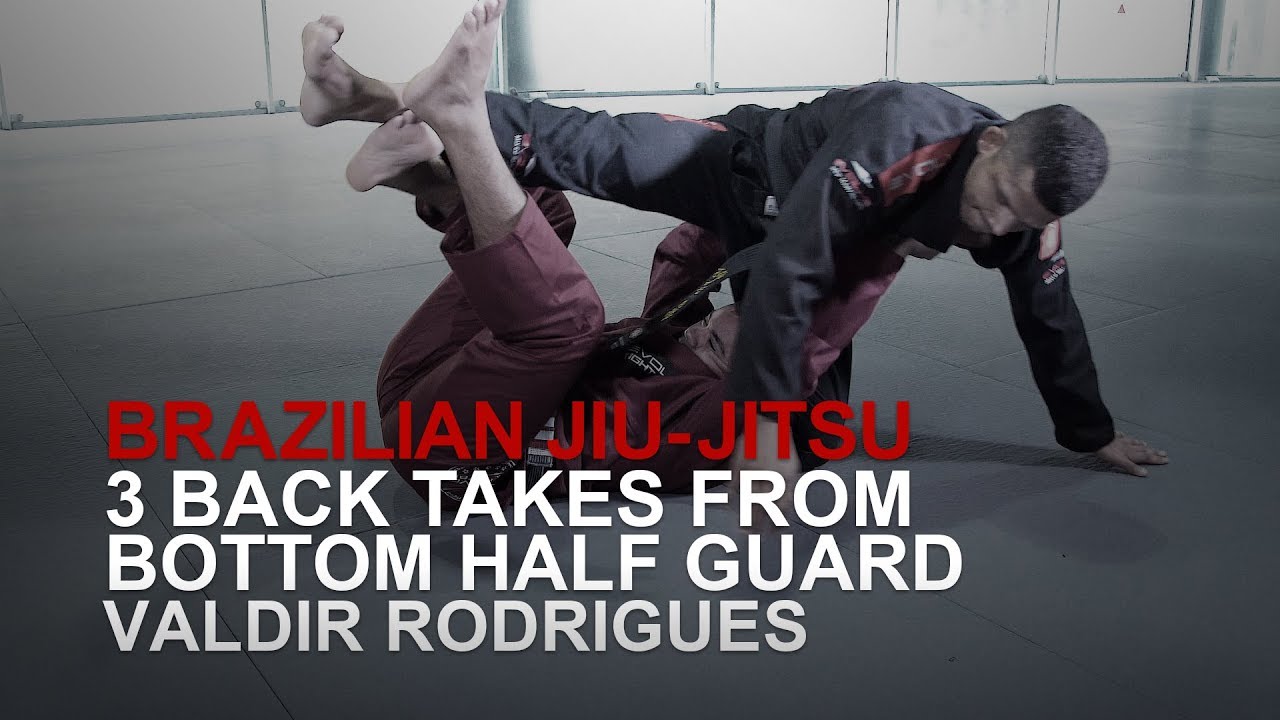 BJJ: 3 Back Takes From Bottom Half Guard | Evolve University - YouTube