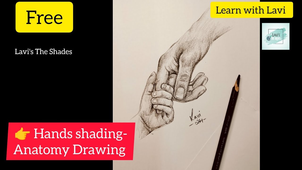 Hands Shading - Anatomy Drawing - YouTube