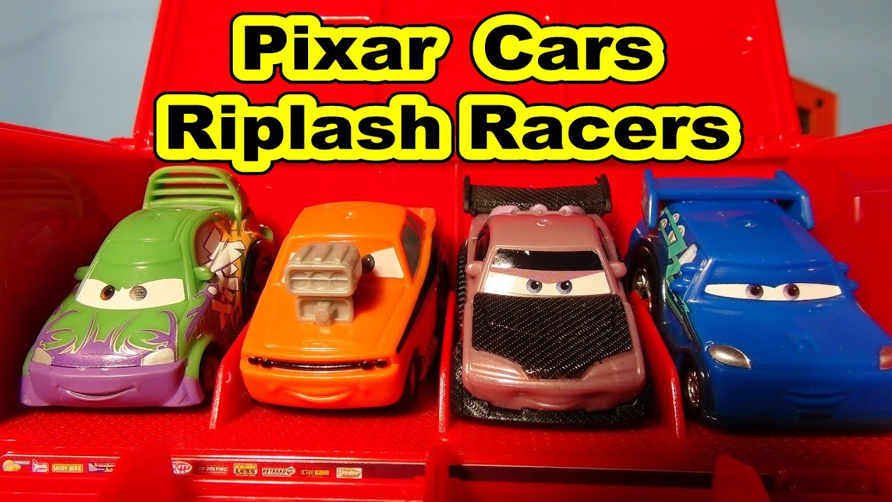 The Pixar Cars RipLash Racers Unboxing 2 NEW Race Cars with Lightning ...