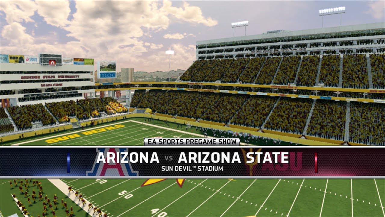 EA Sports NCAA Football 14 | Exhibition Game - Arizona vs Arizona State ...