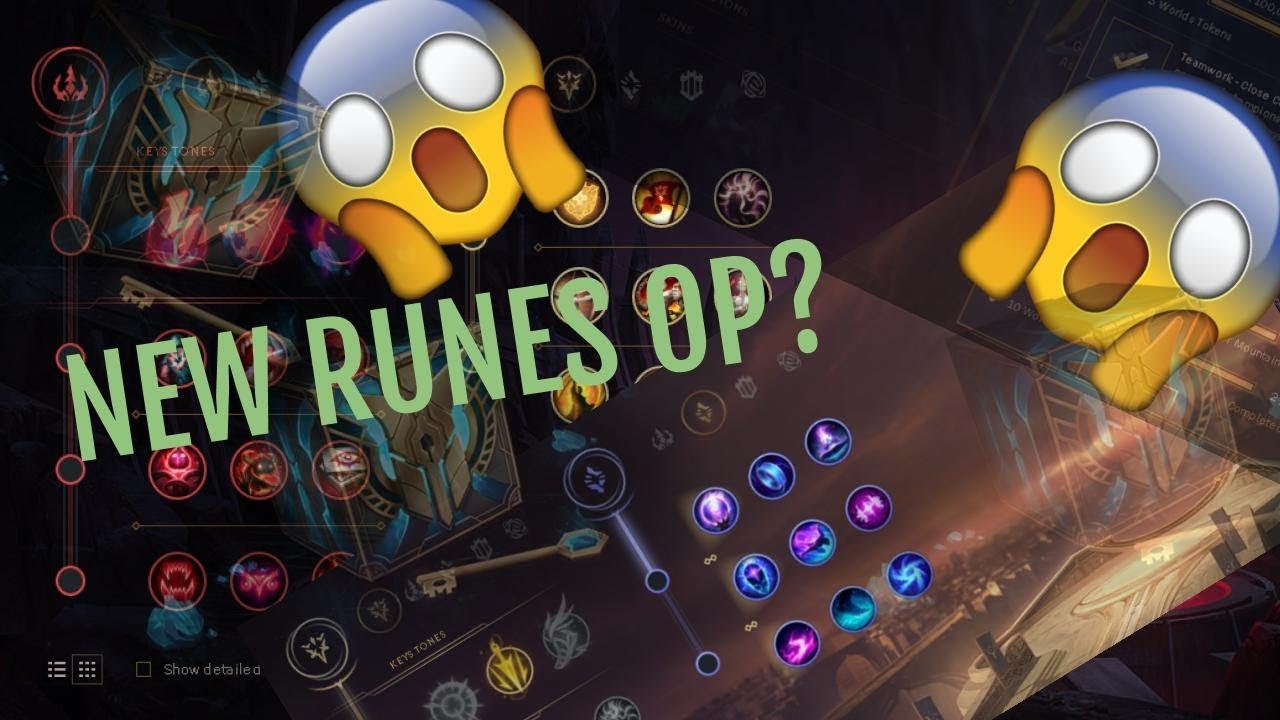 LEAGUE OF LEGENDS NEW RUNES DESCRIPTIONS - YouTube