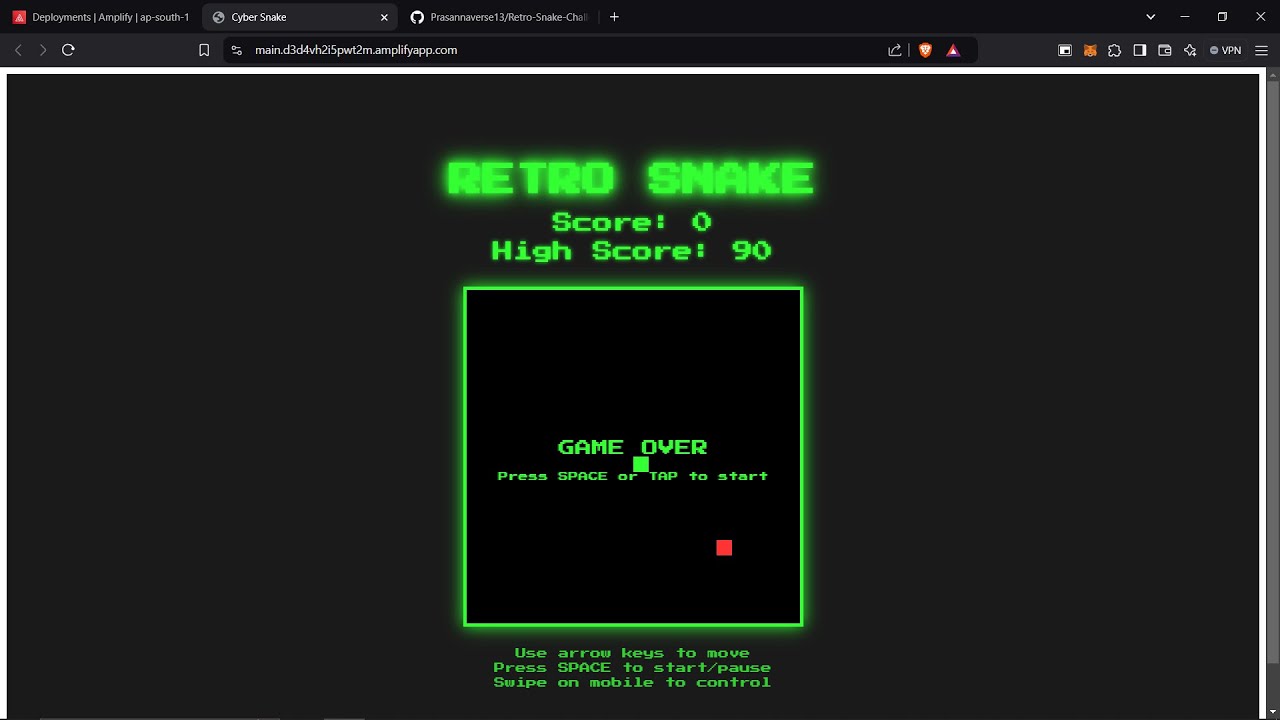 Retro-Snake-Challenge - YouTube