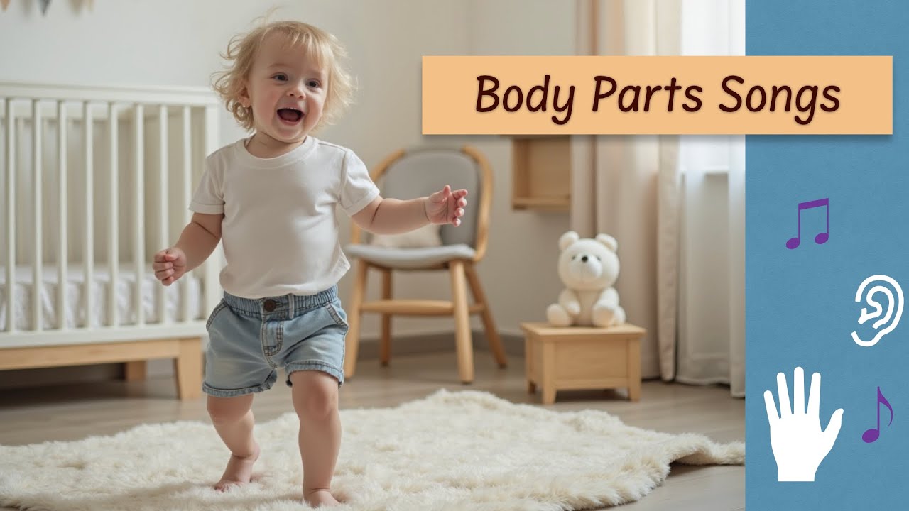 Learn Body Parts Song for Toddlers | Fun Educational Music Video ...