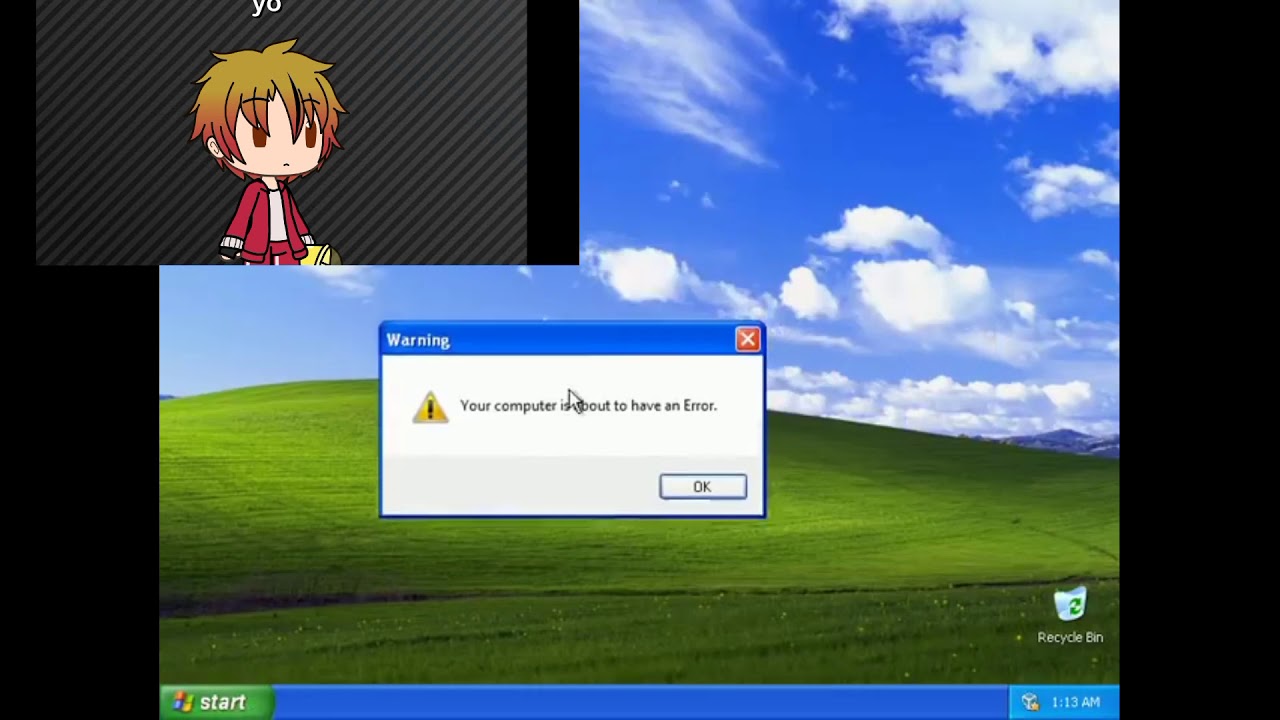 Windows error meme - YouTube