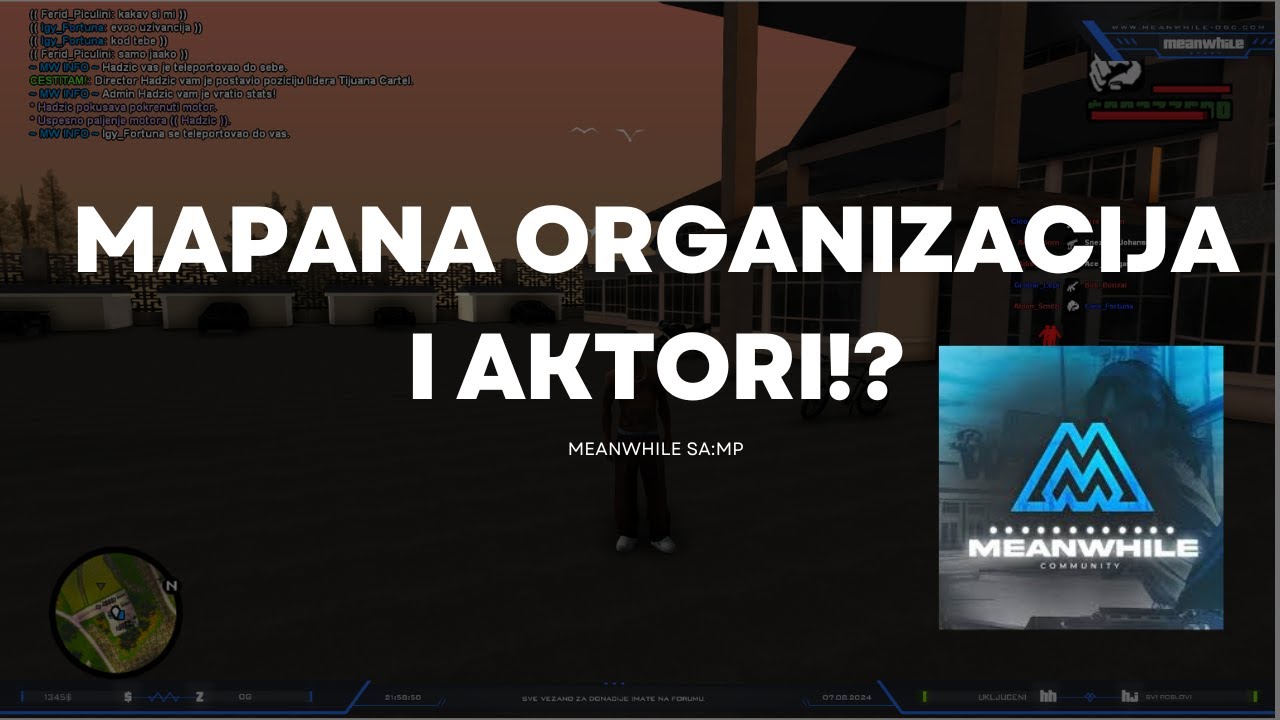 Dobio sam Mapanu Organizaciju i Aktore!? | MEANWHILE SA:MP - YouTube