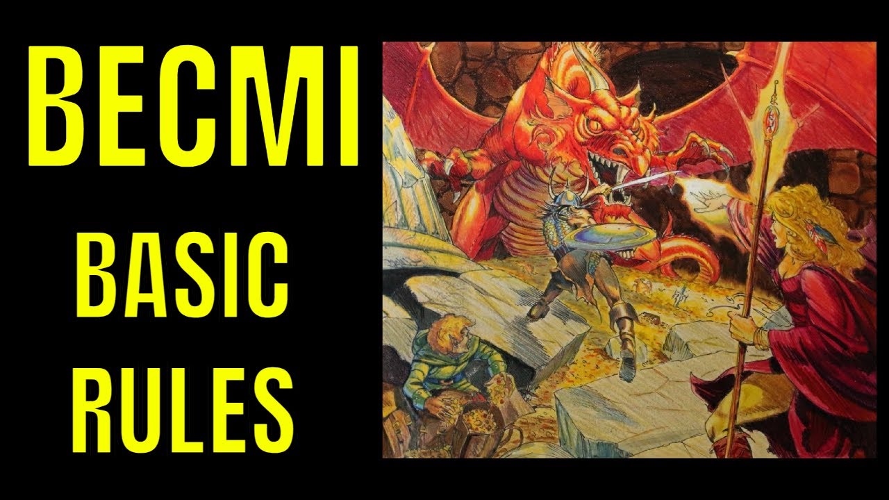 Basic Game Mechanics - BASIC BECMI Dungeons & Dragons Rules #1 🔴#4k ...