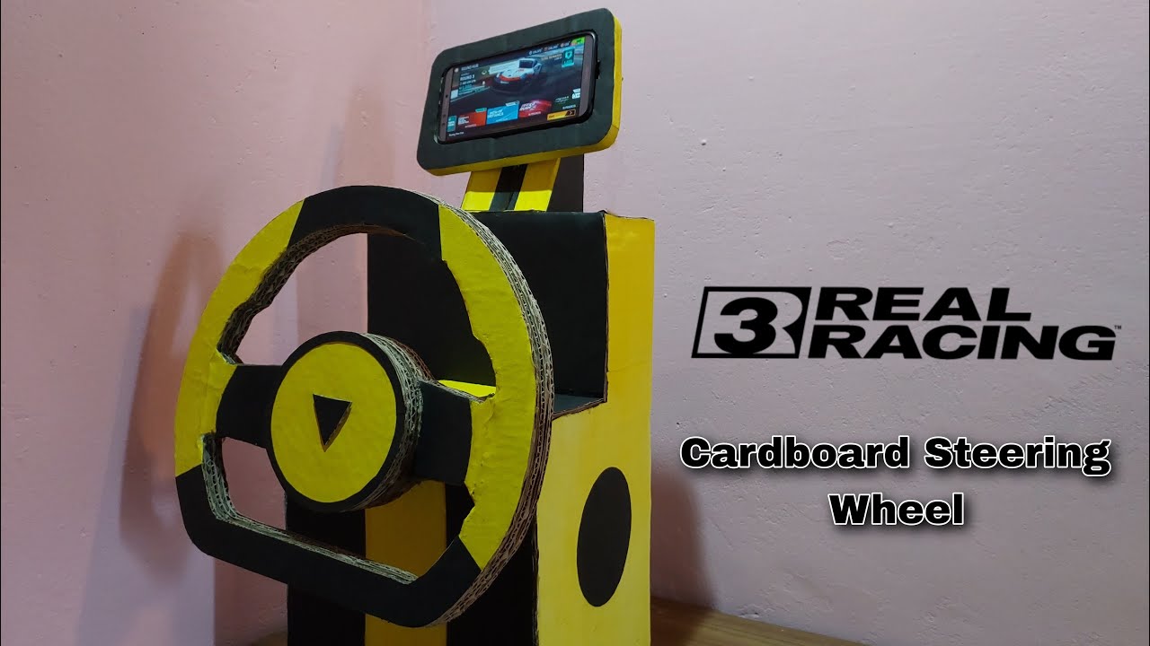 How to make Gaming Steering Wheel from Cardboard || Cardboard Creations ...