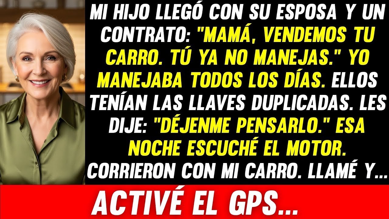 Mi Hijo Dijo Vendemos Tu Carro, Ya No Manejas , Esa Noche Escuché El ...