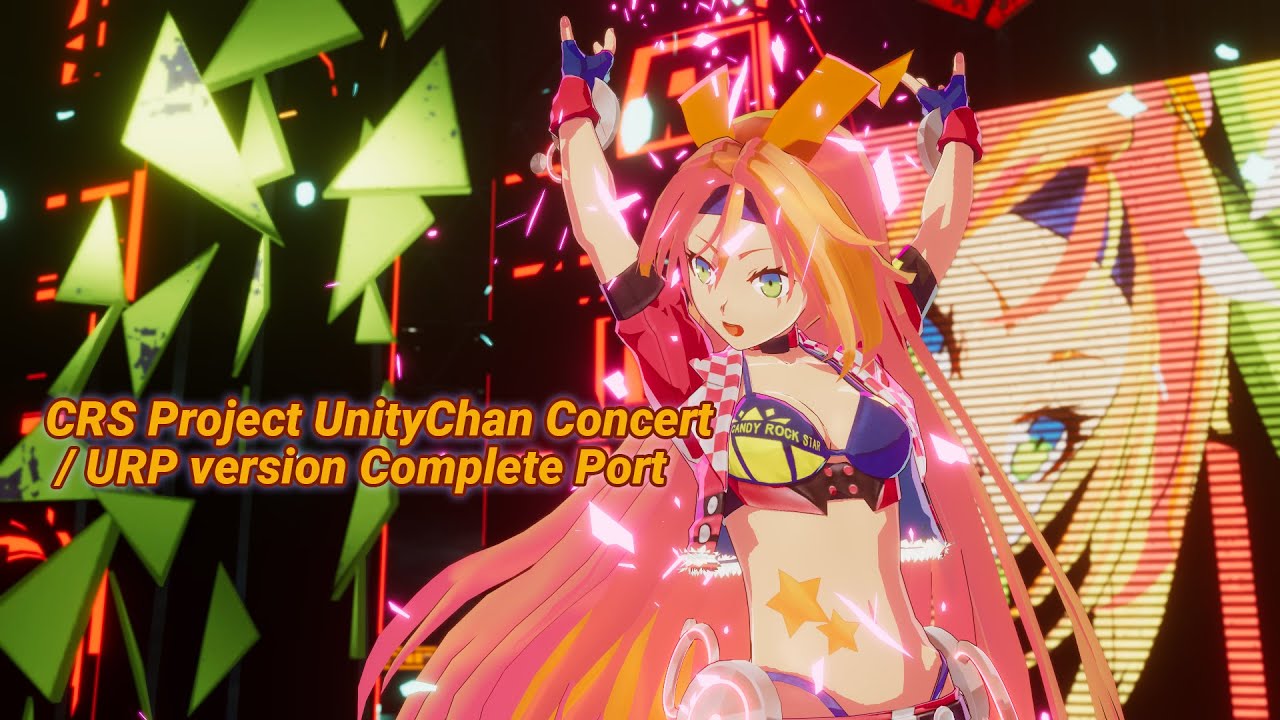 CRS Project UnityChan Concert / URP version Complete Port - YouTube