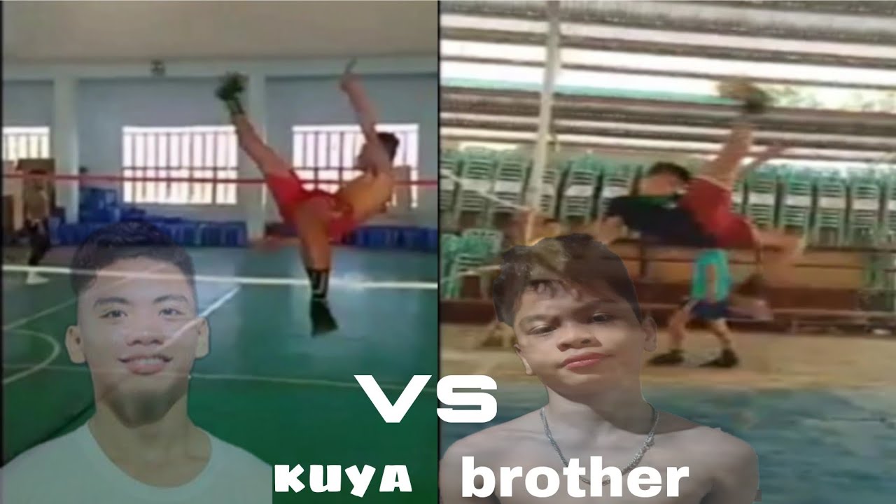 sunback spike skills training sepak takraw kuya Vs brother - YouTube