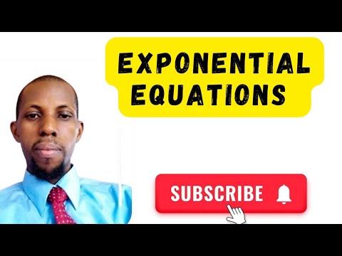 How to Simplify Exponential Equation Questions - YouTube
