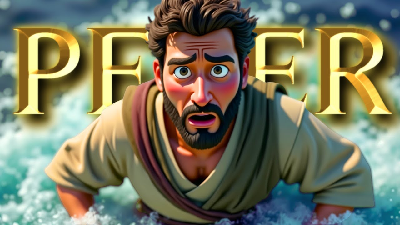 Peter Walks on Water | Animated Bible Story | Matthew 14:22-33 - YouTube