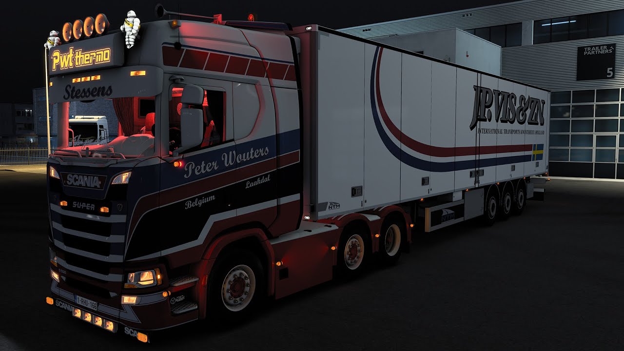 SCANIA S500 PWT STESSENS + NTM TRAILER ETS2 1.51.x (EXCLUSIVE MOD ...