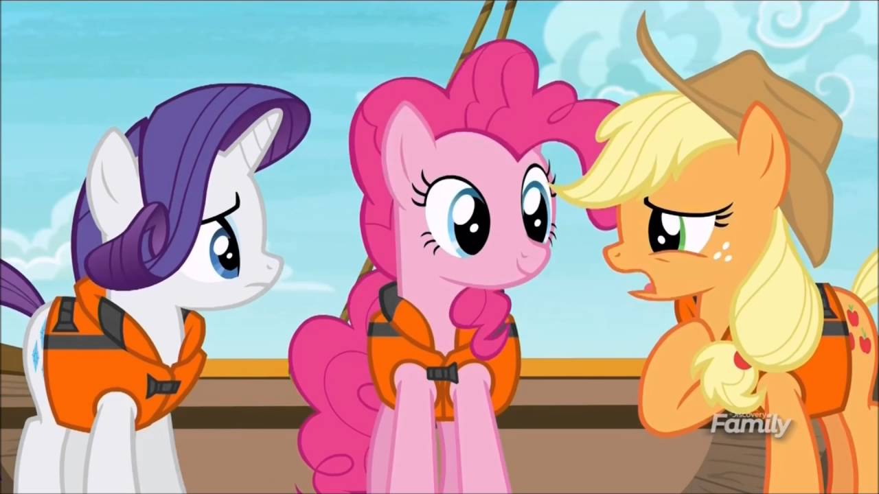 Rarity, Applejack and Pinkie Pie forgiving each other - YouTube