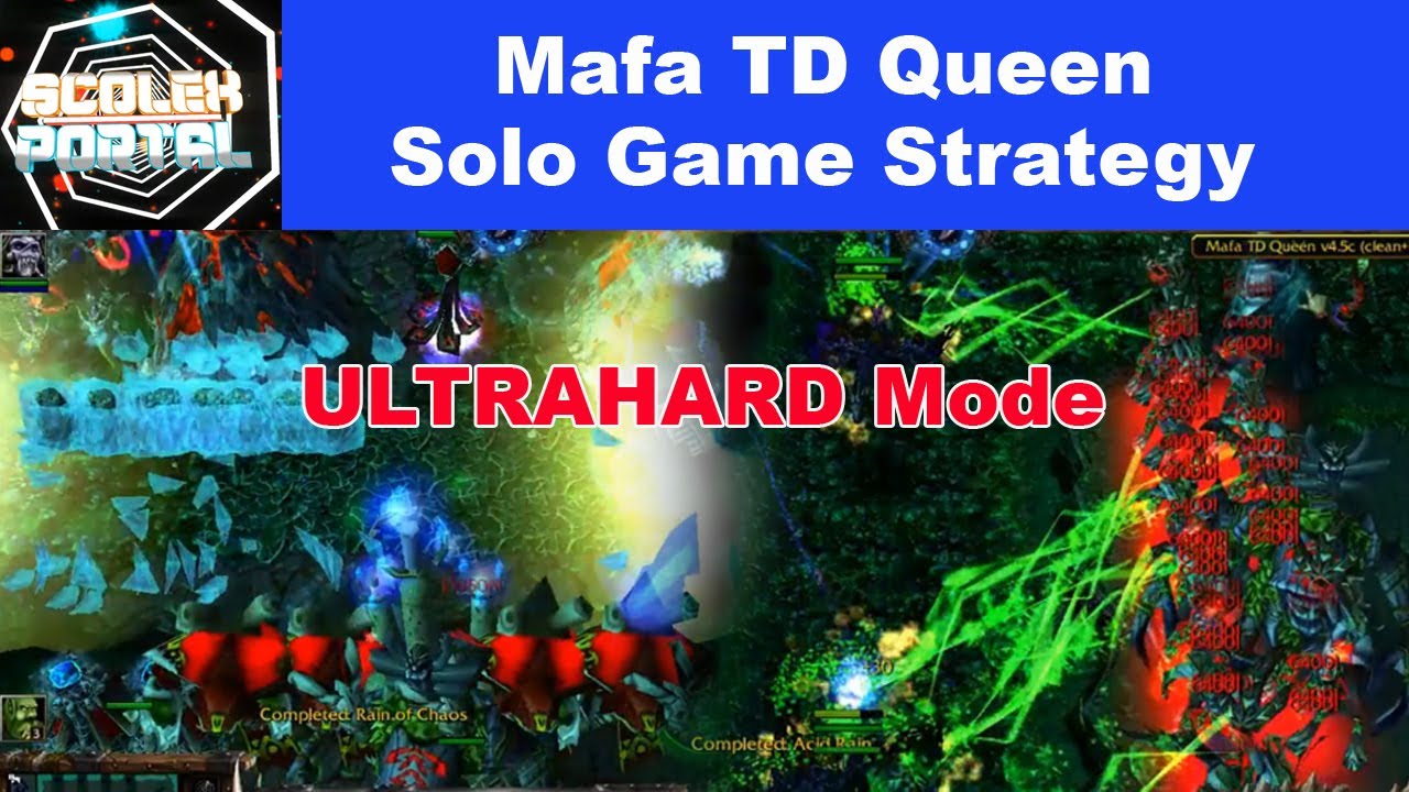 Solo Game - Mafa TD Queen Strategy ULTRA HARD - YouTube
