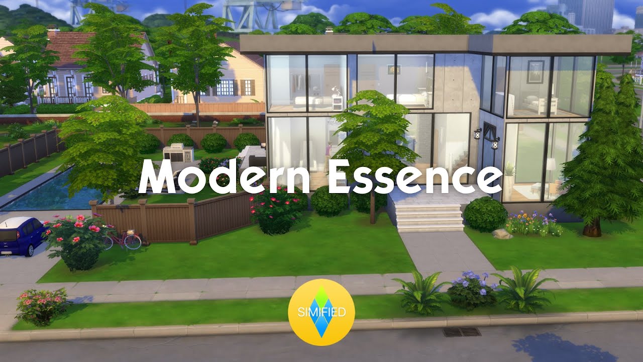 Modern Essence | The Sims 4 Speed Build | Simified - YouTube