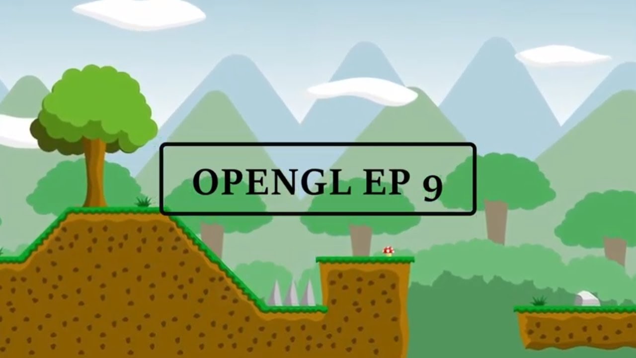OpenGL Ep 9 - Orthographic Projection & Making A 2D Sidescroller ...