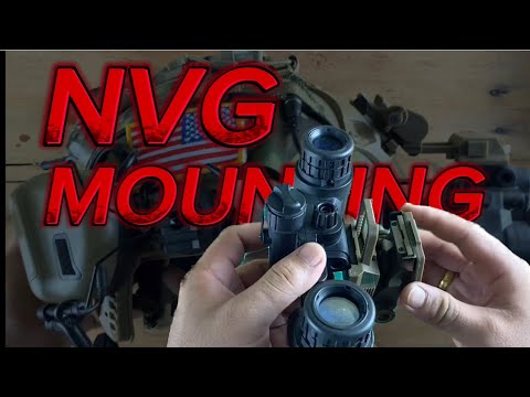 Helmet Setup For Airsoft | Dummy NVG Mounting - YouTube