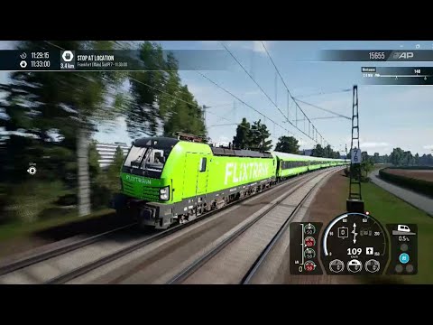 TSW 5 ; Flix Train Fulda to Frankfurt (Main) süd - YouTube