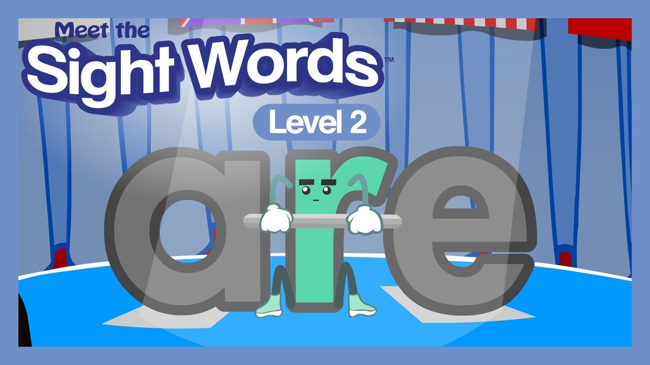 Meet the Sight Words Level 1 - "αre" | Preschool Prep Company - YouTube