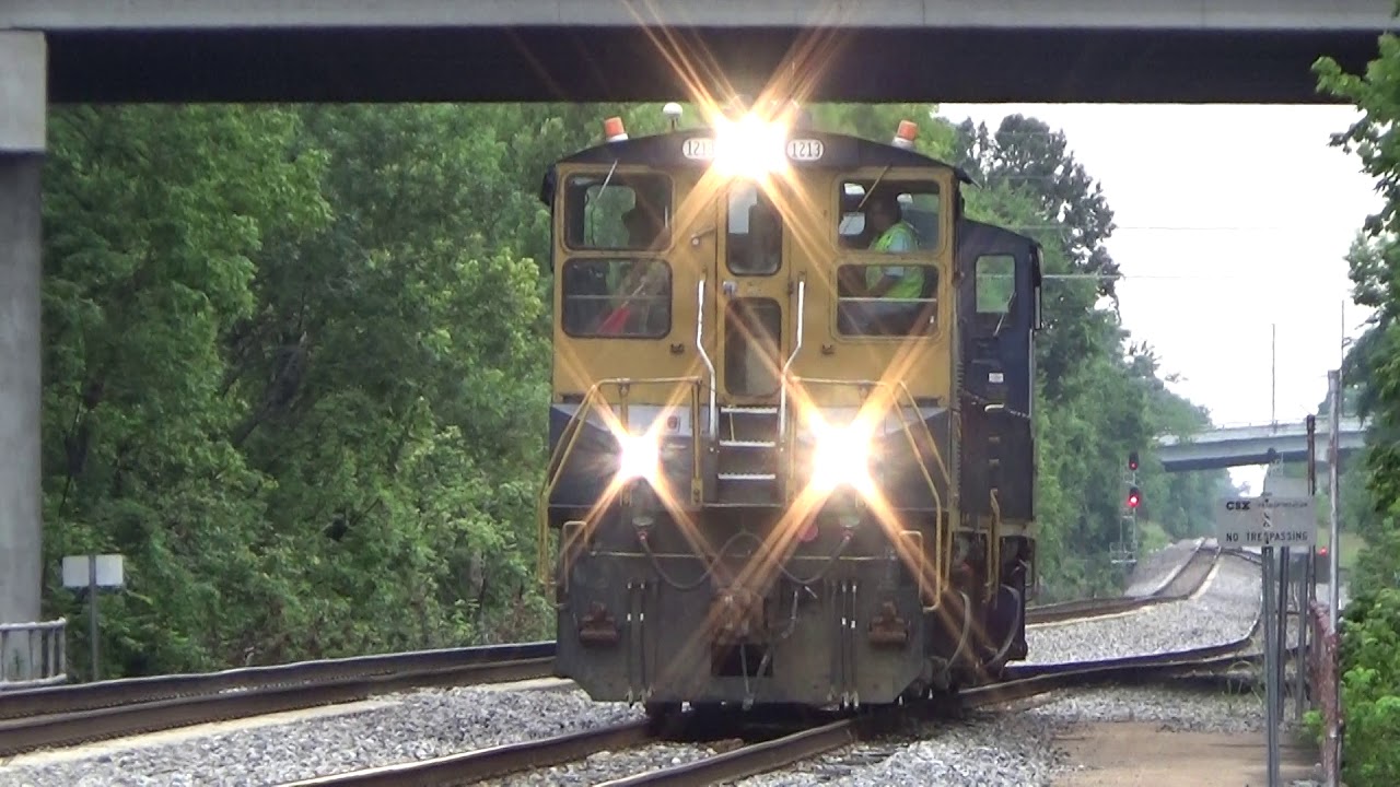 CSX MP15T 1213 and MP15AC 1132 Run Light on 7/10/19 - YouTube