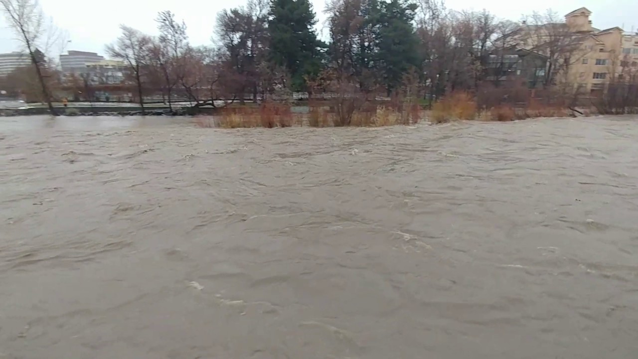 Reno Flood 2017 Truckee River at Bicentennial Park - YouTube