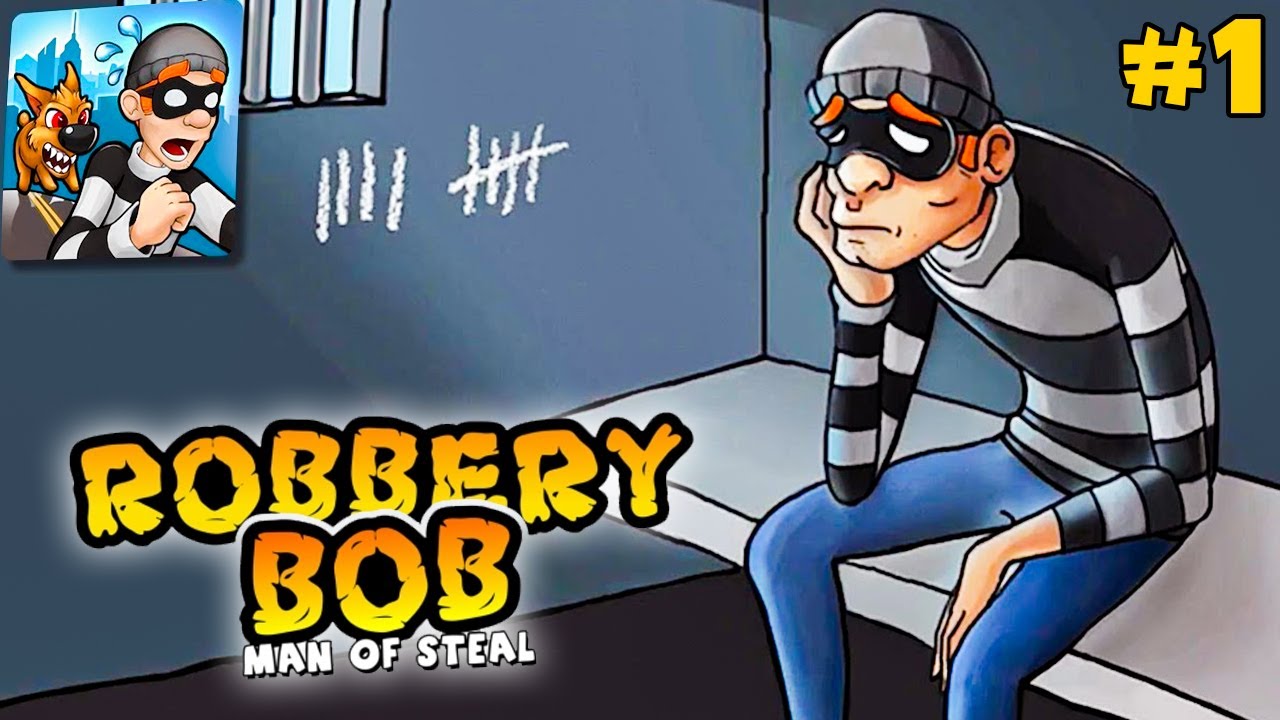 Playing My Childhood Game - Robbery Bob - Ep 1 - YouTube