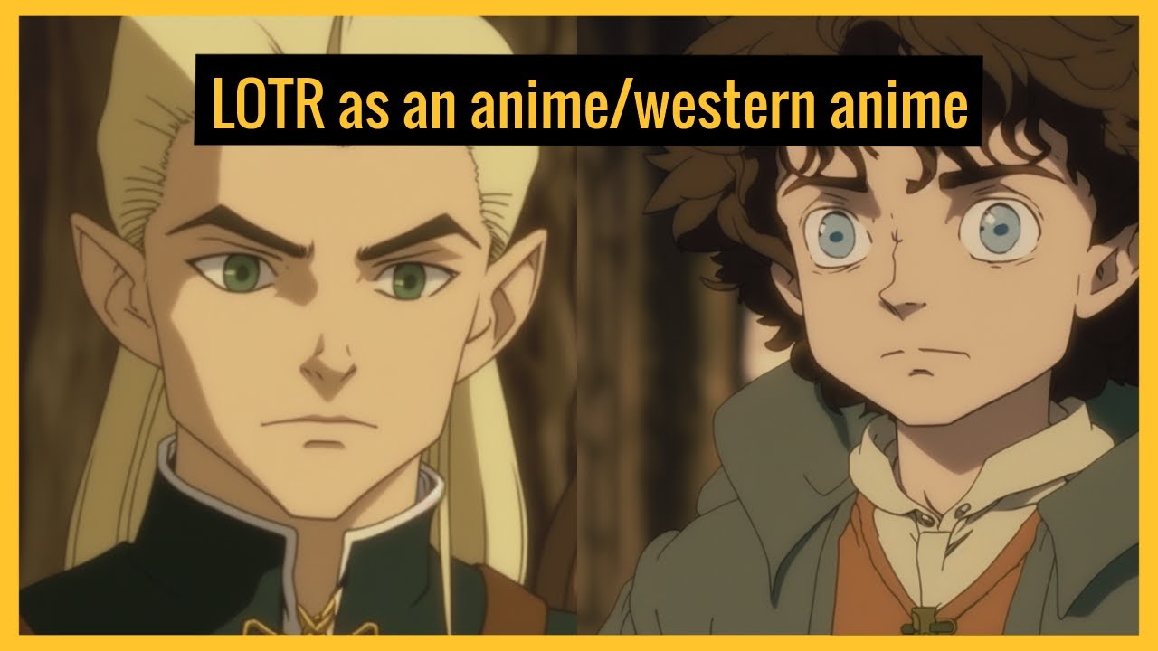 LOTR as an anime/western anime - YouTube