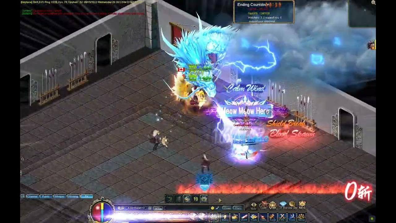 Conquer Online - Skill Team PK - Neptune lvl 99 - YouTube