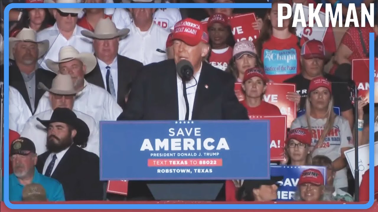 Dripping Wet Trump Visibly Disoriented at Horrifying Rally - YouTube