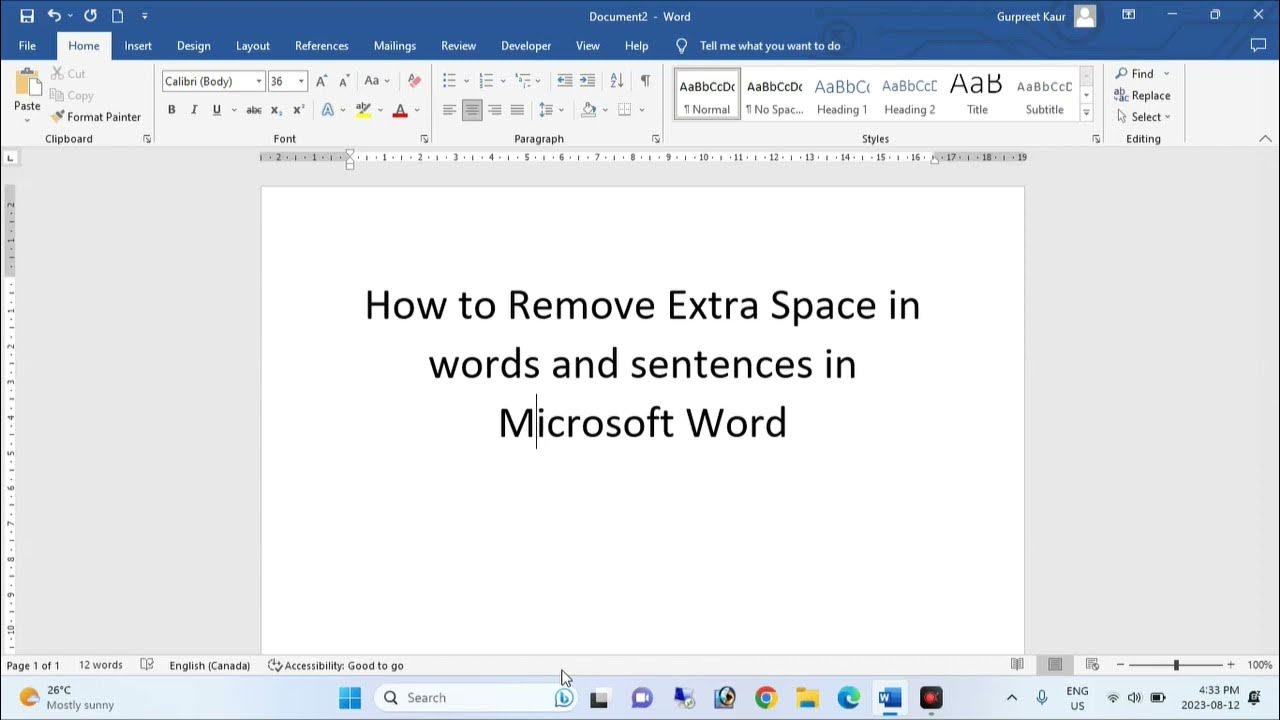How To Remove Extra Space In Word And Sentences In Microsoft Word YouTube how-to-remove-extra-space-in-word-and-sentences-in-microsoft-word-youtube
