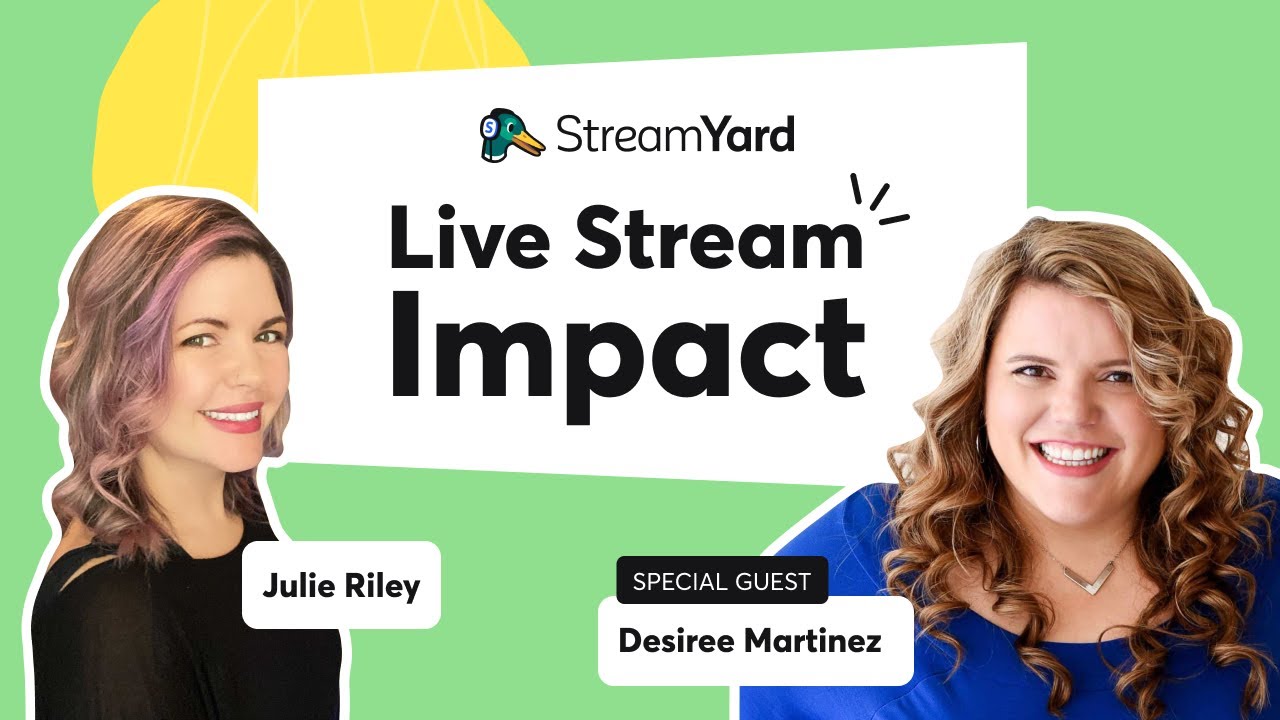 Live Stream Impact: How to Record A Podcast with StreamYard - YouTube