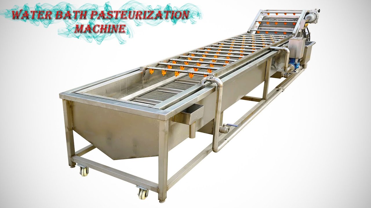 Food Packaging Water Bath Pasteurizer Machine - YouTube