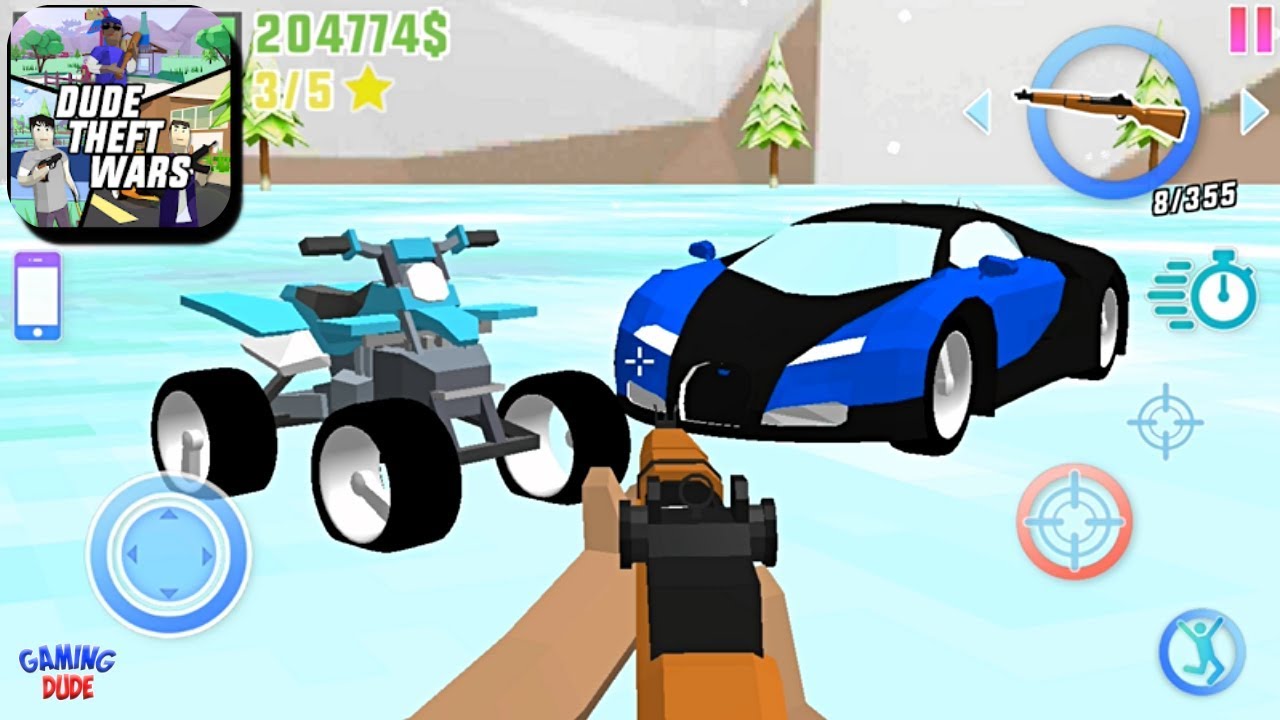 Dude Theft Wars: Open World Sandbox Simulator BETA - New Quad Bike Episode | Android Gameplay HD ...