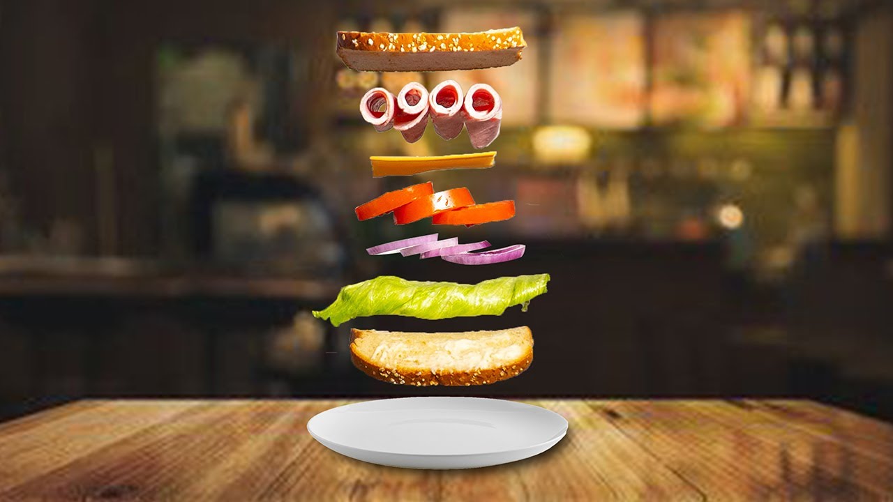 Como Hacer una Foto de Comida Volando - YouTube