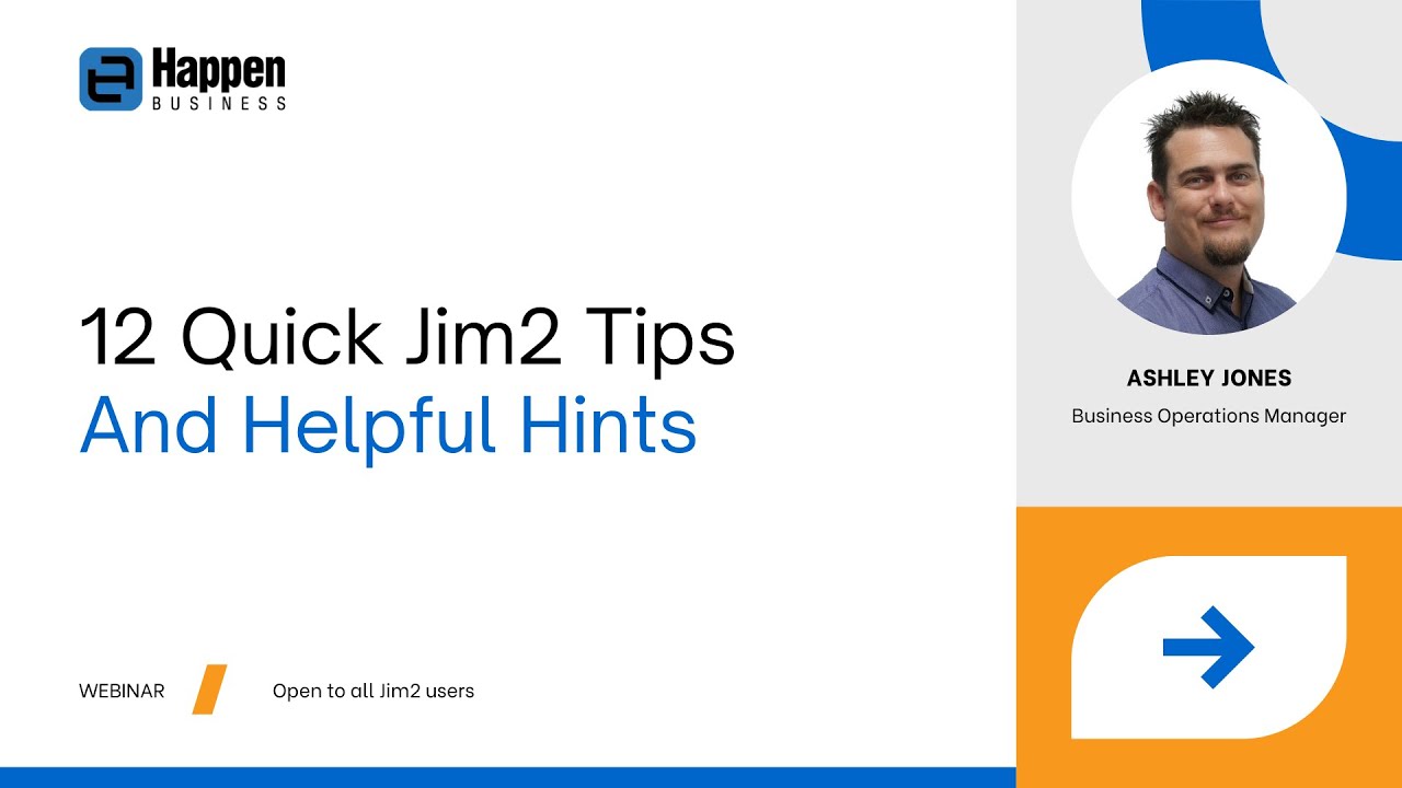 [Webinar] 12 Quick Jim2 Tips - YouTube
