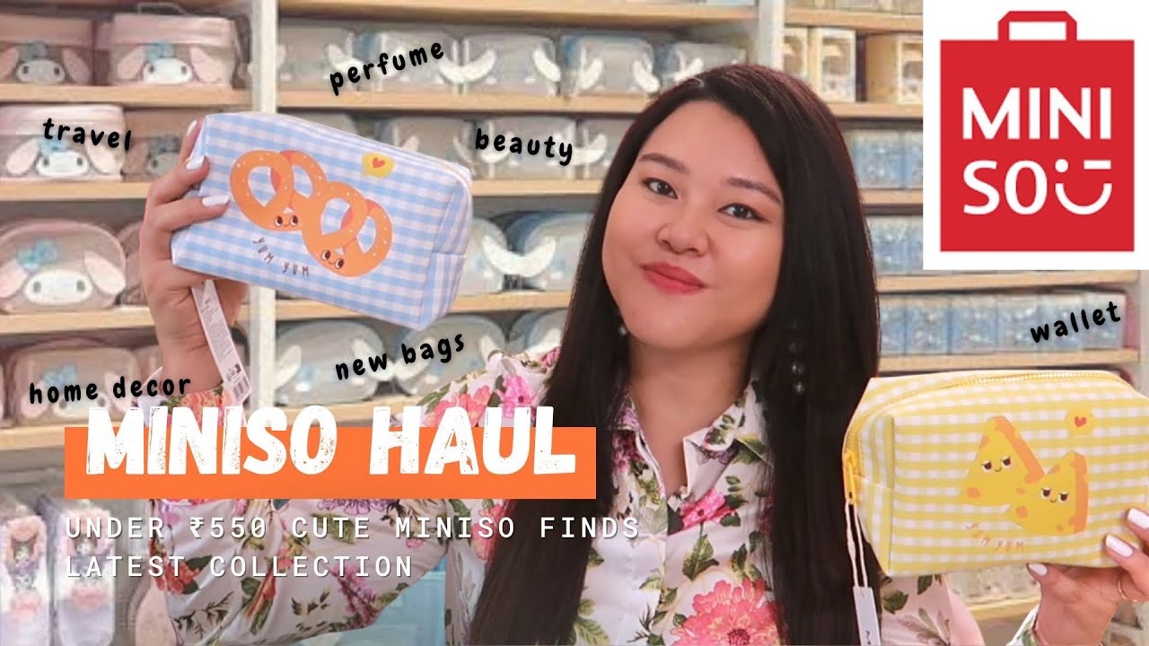MINISO Haul Starting ₹150 | Everything Under ₹550 | Home, Travel ...