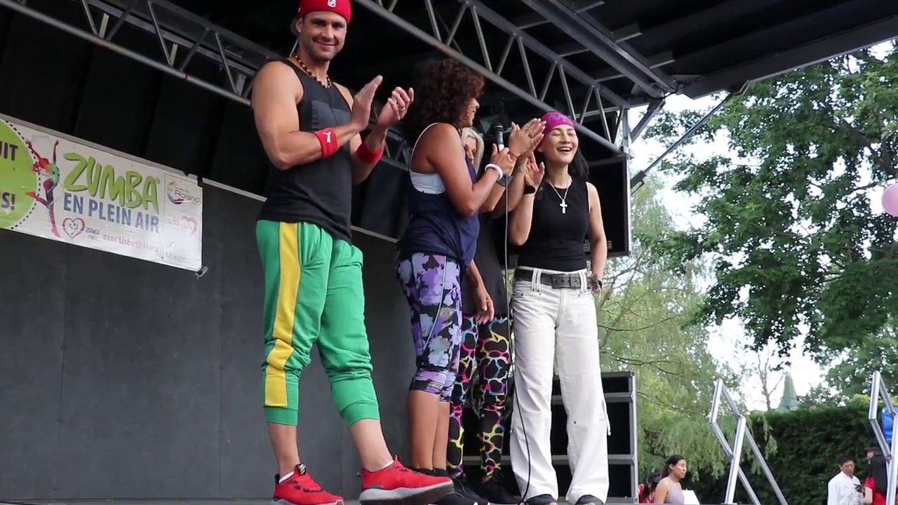 Zumba Summer Outdoor Fundraising Party 2018 Opening - YouTube