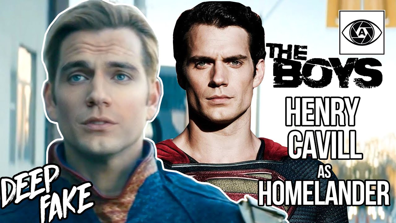 Henry Cavill (Superman) as Homelander from the boys deepfake - YouTube