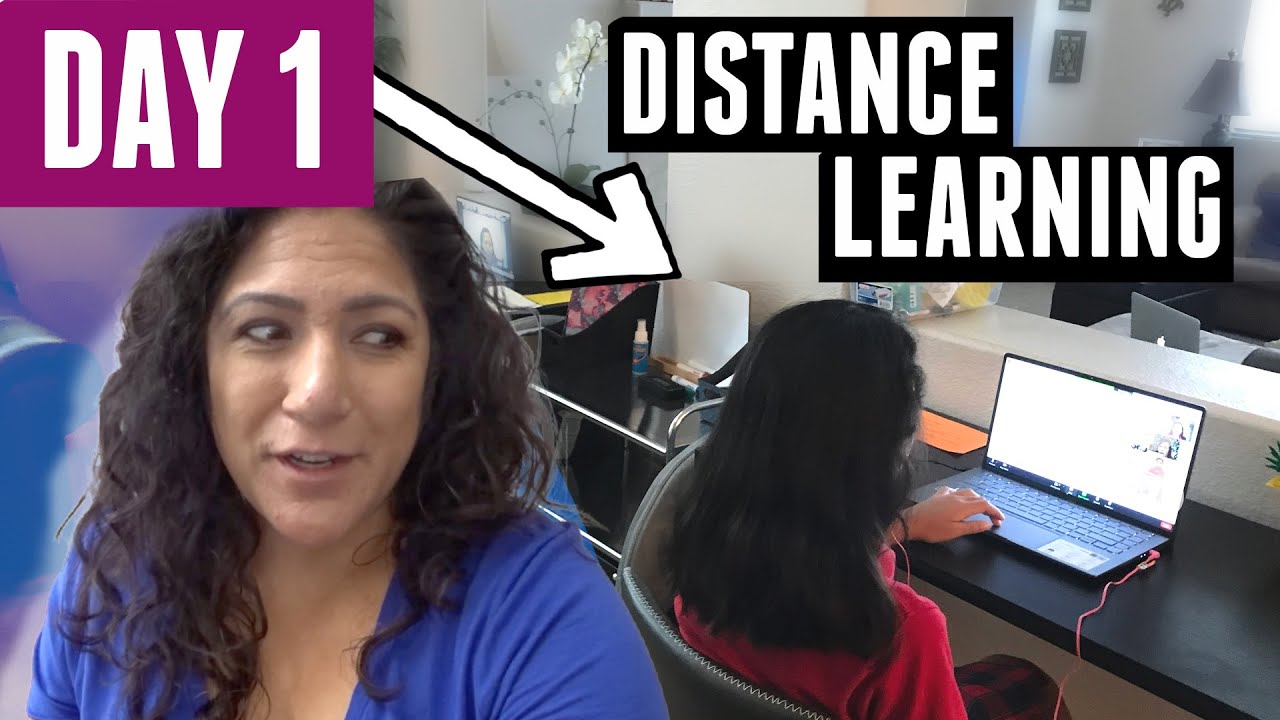 First Day of Distance Learning - Our Remote Homeschool Experience - YouTube