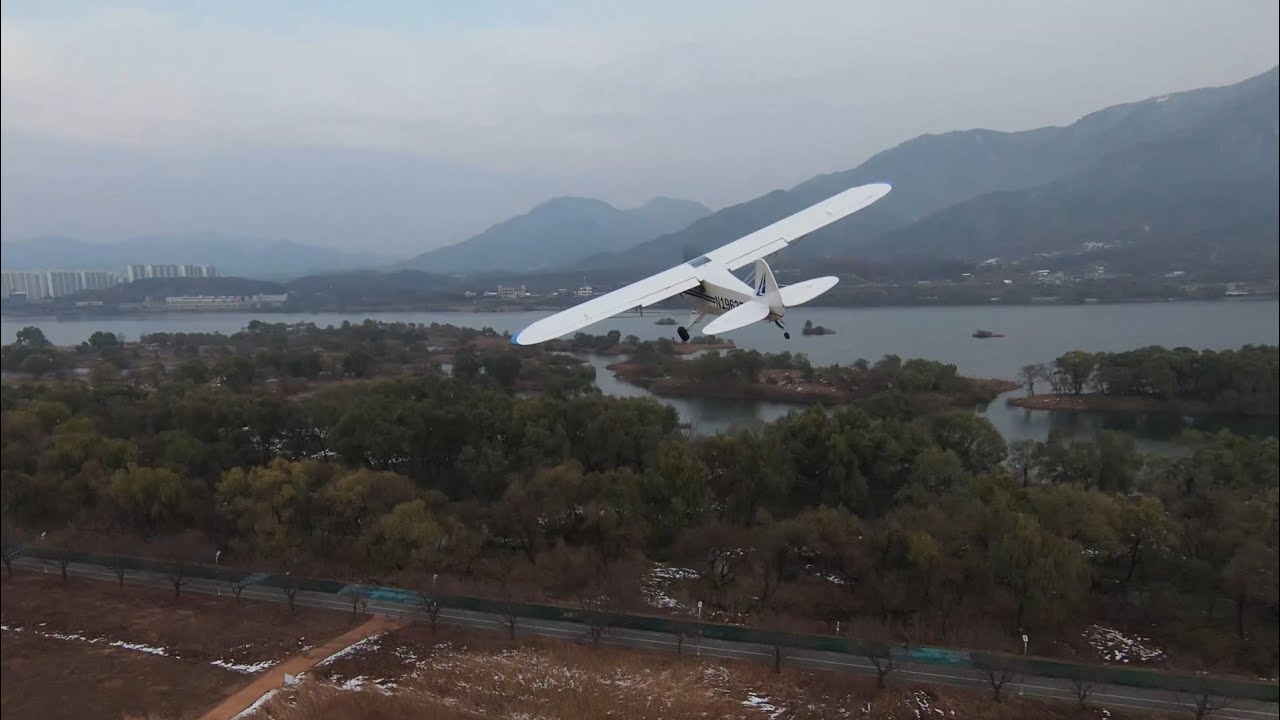 Hangar9 PA-18 Super Cub - Aerial Footages - YouTube