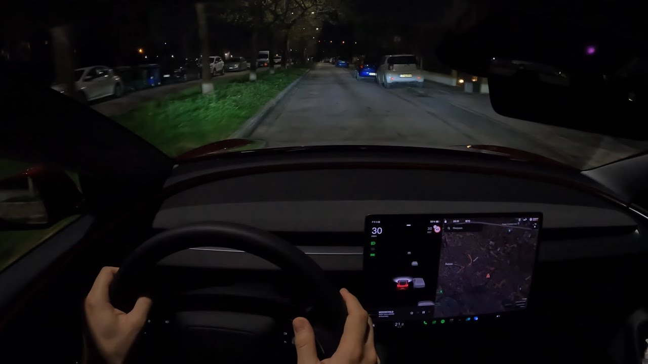 Tesla Model 3 Highland 2024 Night Drive - YouTube