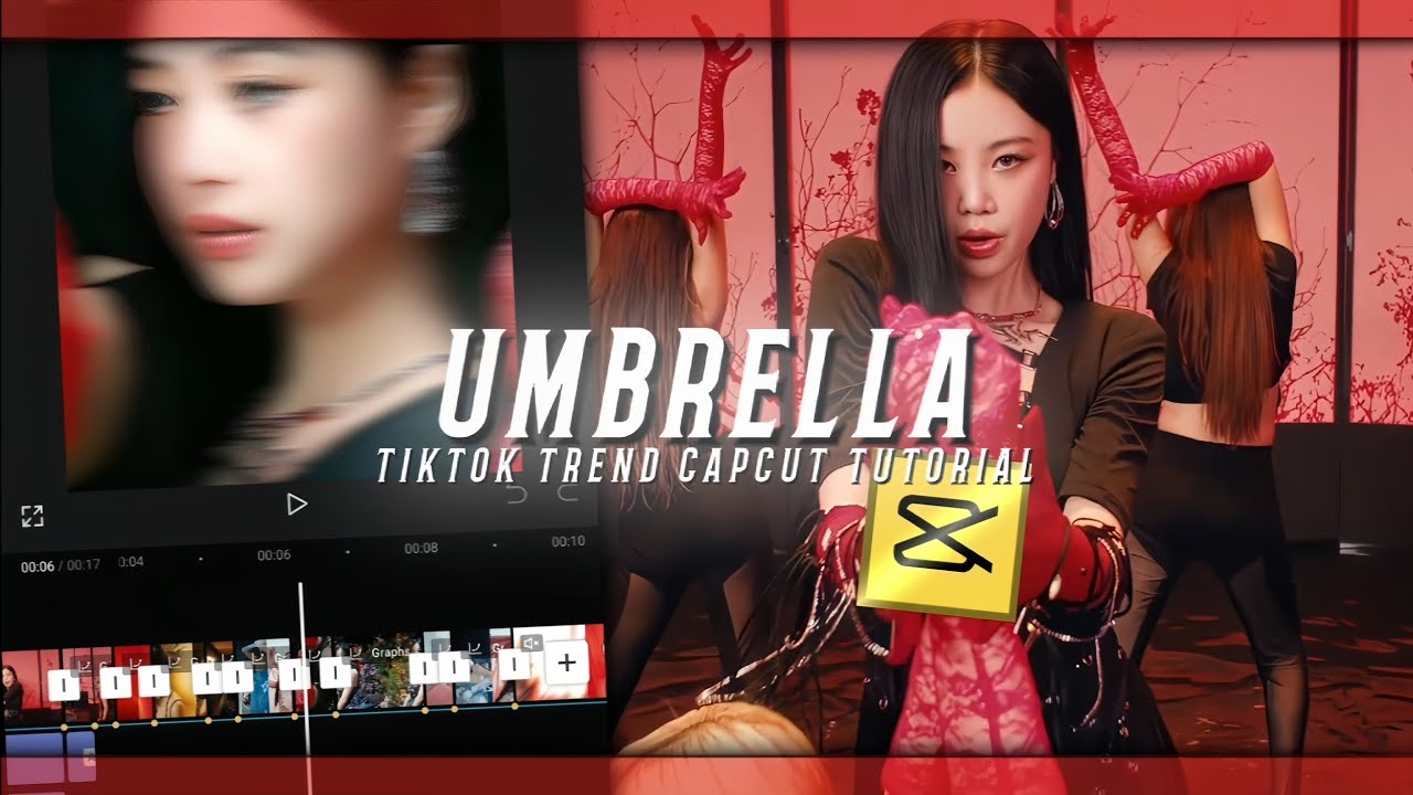 UMBRELLA NEW TIKTOK TREND EDIT CAPCUT TUTORIAL - YouTube