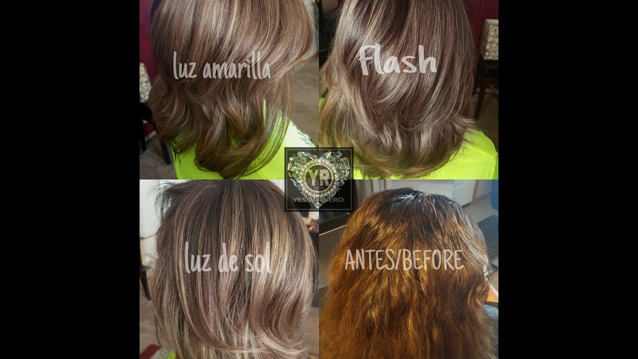 Efecto balayage con gorrita de rayos TIPS - YouTube