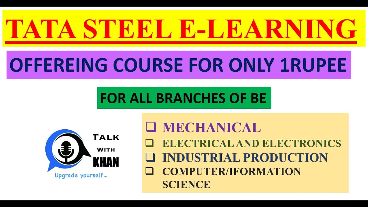 TATA E-Learning full procedure to register for the free course. - YouTube