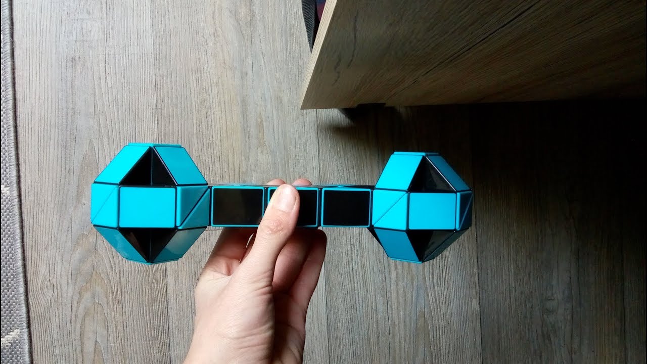Magic Snake 48 or Rubik's twist 48 - How to make a dumbbell - YouTube