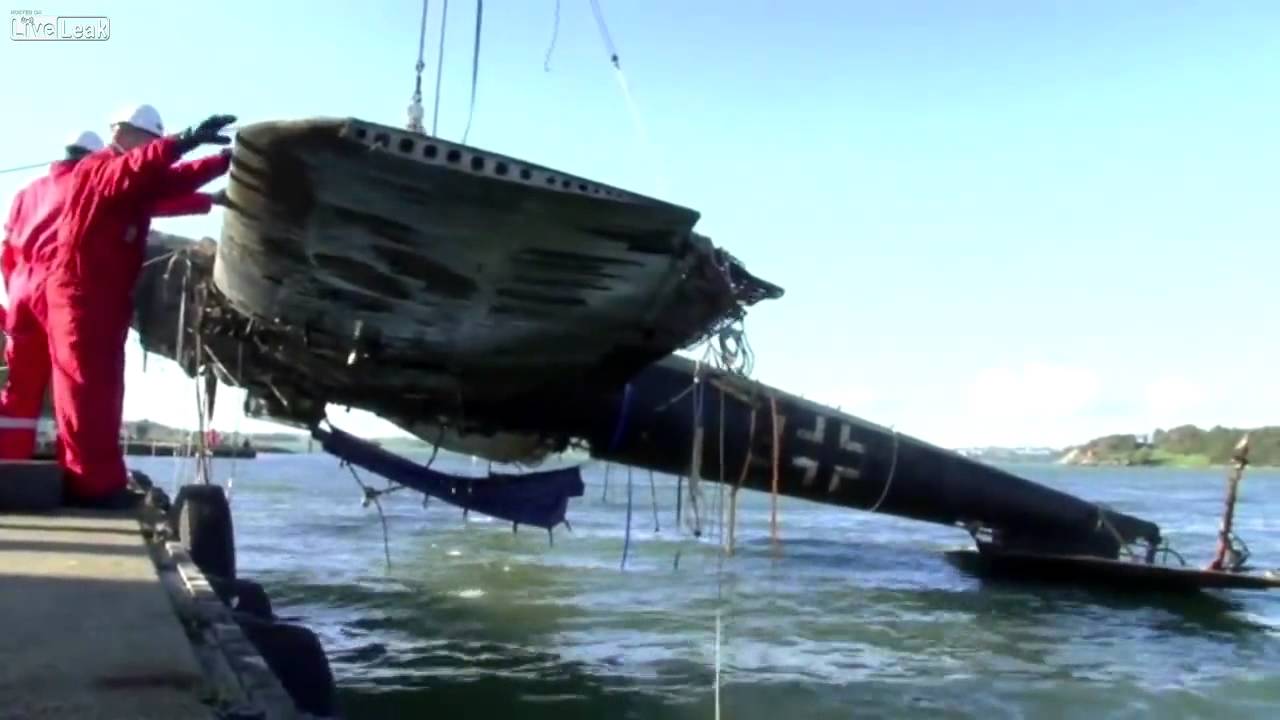 Rare WW2 German aircraft salvaged in Norway - YouTube