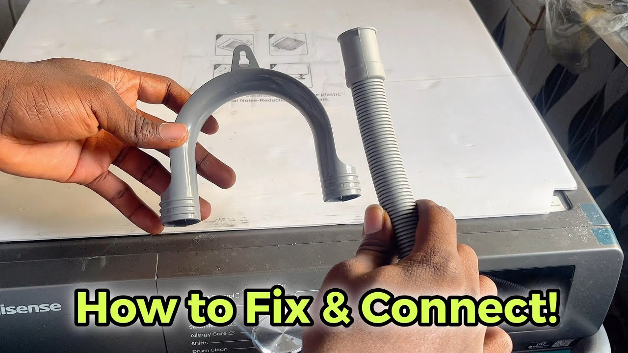 How to Fix Universal Washing Machine Drain Hose Flexible Dishwasher ...