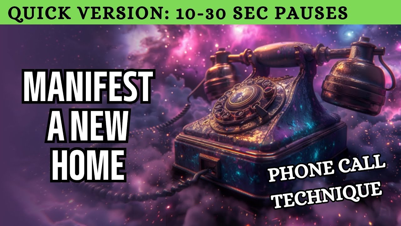 Quick Phone Call Technique by Neville Goddard - Manifest a New Home 🏡 ...